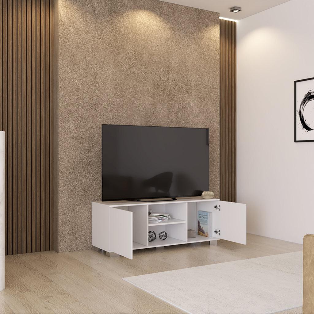 Mueble Multiusos Rayo, Blanco, con Dos Puertas y Un Entrepaño – El ...